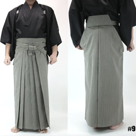 Luxe Hakama Iaido Rayé Shima EMBU Tozando HandMade In Japan
