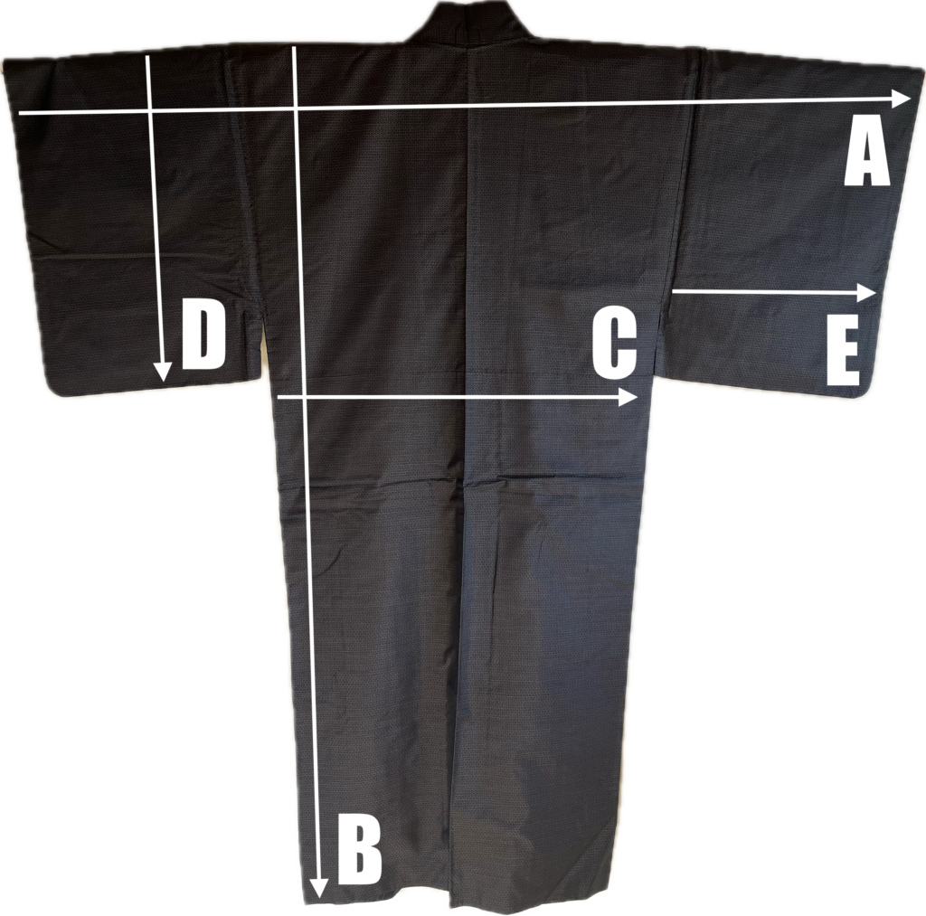 Antique Kimono Japonais Homme En Soie Tsumugi Noire 01 | KyotoBudoShop